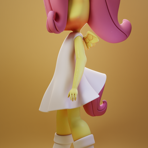 🪄 Little Fluttershy | My Little Pony.・ 3D File for 3D printing・Cults