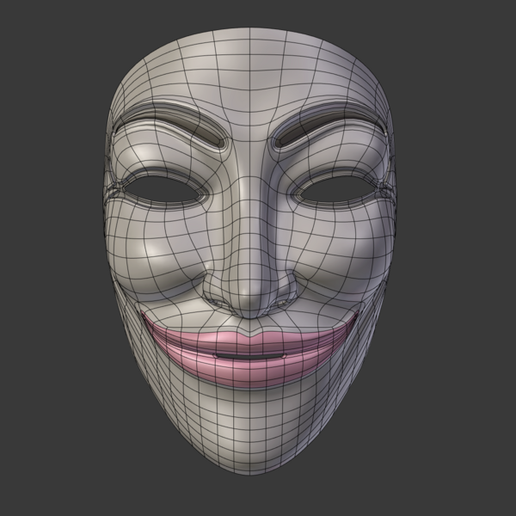 👩 Woman Female Anonymous Mask・Free 3D File for 3D printing・Cults