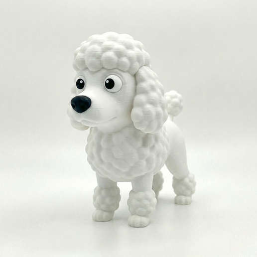 🐩 Poodle Caniche 3D - Perro Elegante y Rizado | ZOO3D・Archivo STL ...