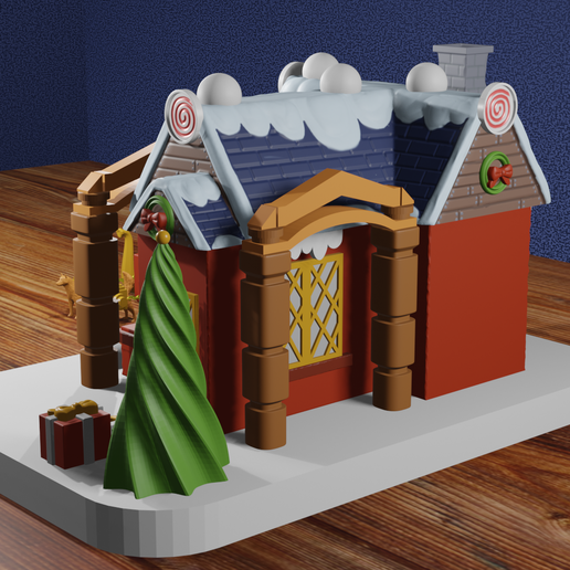 🎄 Christmas House 3D or Candy Shop Massive Pack For 3D Printing・ STL ...