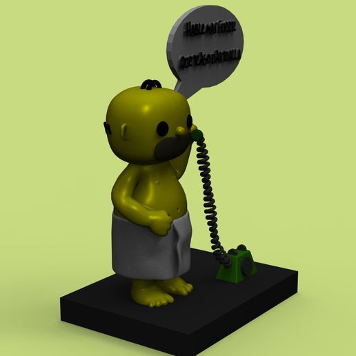 Archivo STL Funko Homero con Toalla 🦊 ・Modelo para descargar y imprimir ...
