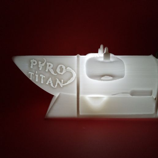 🥳 Pyro Titan Submarine Tealight・ STL File for ・Cults