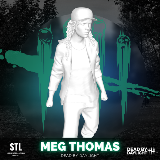 Файл STL Meg Thomas - Dead By Daylight 😵 ・Дизайн для загрузки и 3D ...