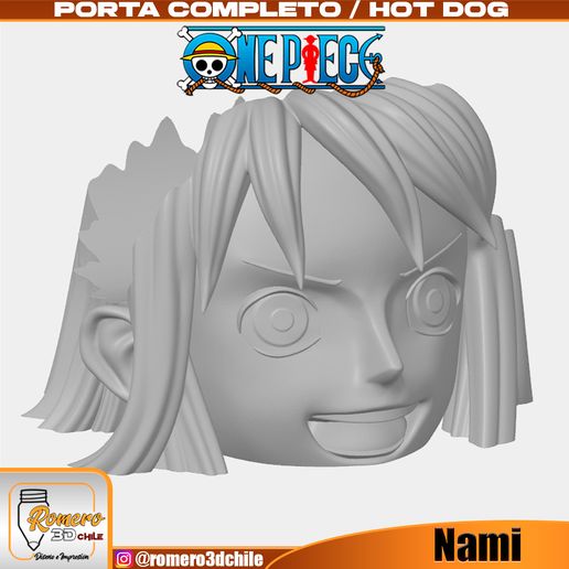 🆕 New Nami / One Piece Complete Holder・ STL File for 3D printing・Cults