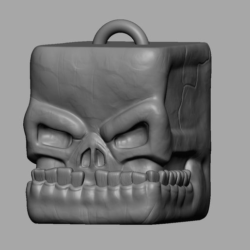 🎬 MINECRAFT MOVIE - Skeleton Keychain・ STL File for 3D printing・Cults