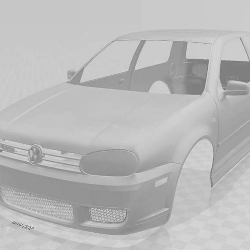 STL-Datei VOLKSWAGEN GOLF MK4 🚗 (3MF)・3D-druckbares Modell zum ...