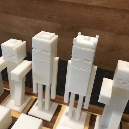 ♟️ Minecraft Chess Set・ STL File for 3D printing・Cults