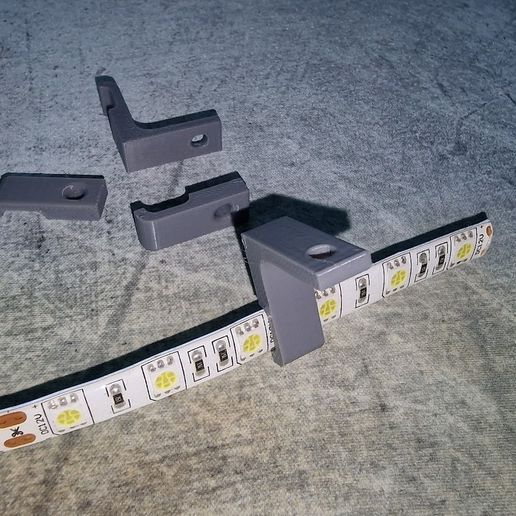 Free STL file LED strip mounting - IP65 🆓 ・3D printing idea to download ...