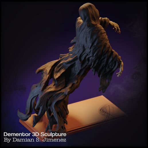 🗿 Dementor Sculpture from Harry Potter・ STL File for ・Cults