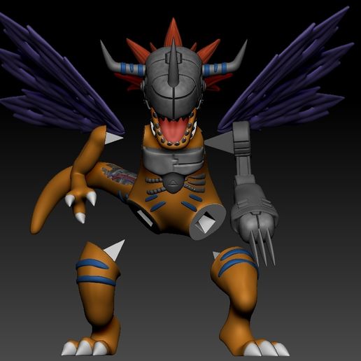 black metalgreymon