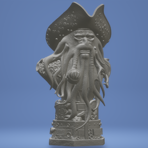 👾 Davy Jones・ STL File for 3D printing・Cults