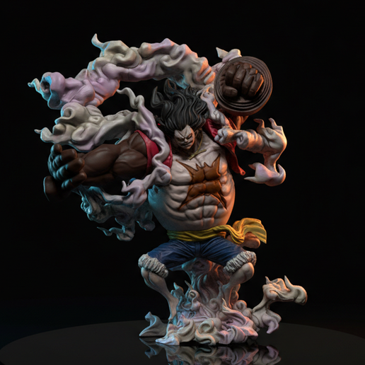 ⚙️ Luffy gear 4 One Piece・ STL File for 3D printing・Cults