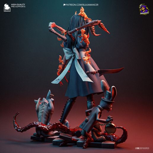 🔪 American McGee's Alice | 200mm・ 3D File for 3D printing・Cults