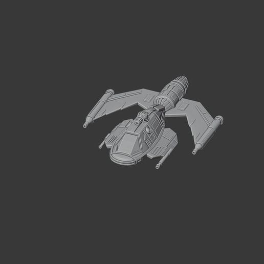 🚀 GAT-12G Skipray (x-wing scale)・ STL File for 3D printing・Cults