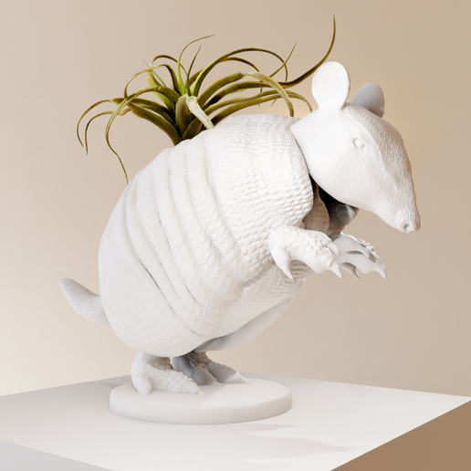 Archivo STL armadillo standing planter pot flower vase stl 🪴 ・Plan de ...