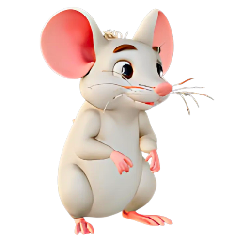 STL file Adorable Cartoon Mouse 🐁 ・3D printable model to download・Cults