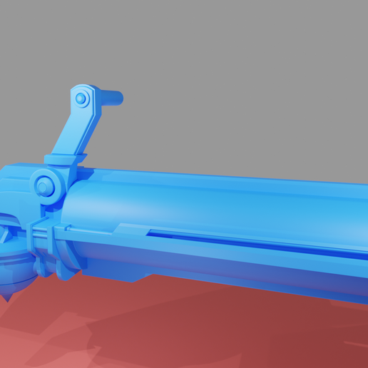 🔫 Rem Nikke gun・ OBJ File for 3D printing・Cults