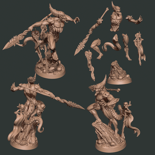🩸 Demon Babau (Blood Demon)・ STL File for 3D printing・Cults
