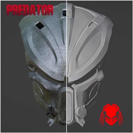 🪖 Predator Destroyer / Ravager mask・ 3D File for 3D printing・Cults