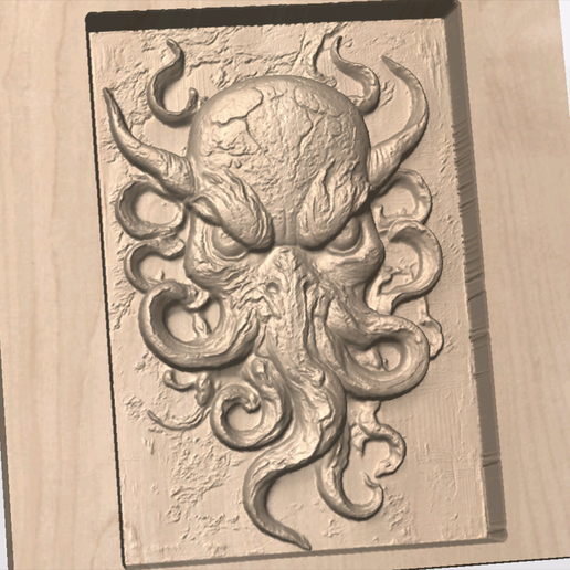 🐉 Beast of the deep・ STL File for 3D printing and CNC machining - Laser ...