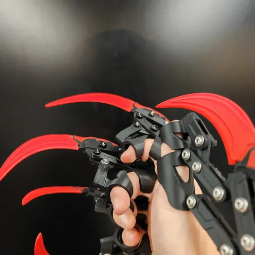 Mechanical Claw Hand – Futuristic Wearable Talons・ STL File for 3D ...