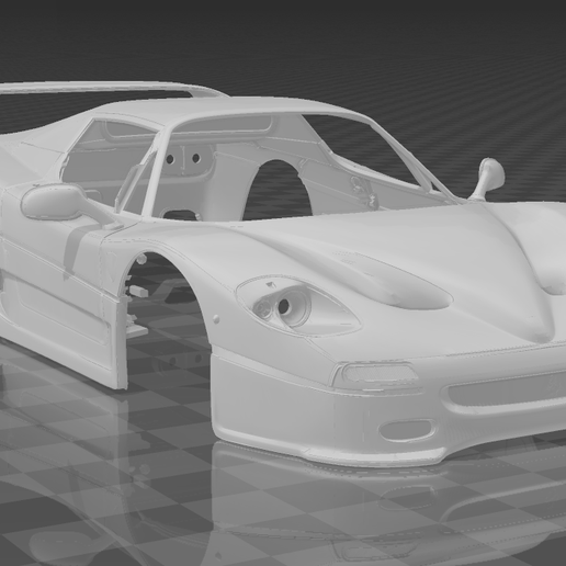 🐚 Ferrari F50 Shell Body 1995 – Divided Parts for Easy Printing・ STL ...
