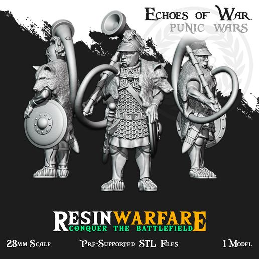 ♟ Echoes of War: Punic Wars - Promo Model・Free 3D File for 3D printing ...