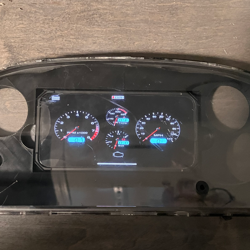 🚗 mazda fc rx7 cluster shape for screen of your choosing・ STL File for ...