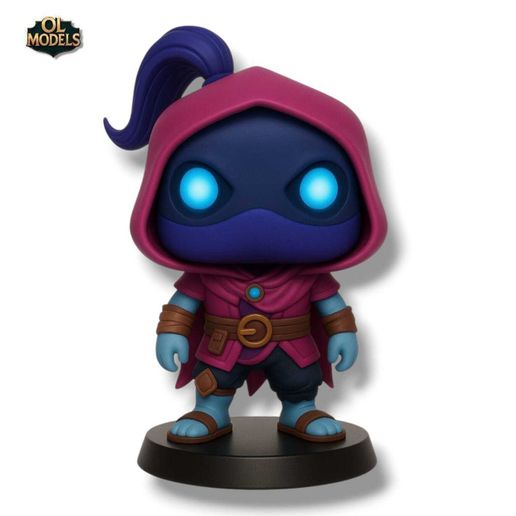 👾 Jax Chibi Figure League of Legends 3D Model・ STL File for 3D printing ...