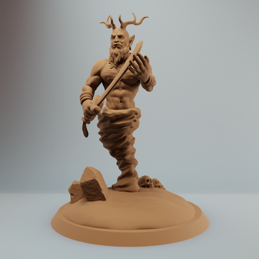 🧞 Efreeti, Genie with scimitar - pre supported Efreeti or Genie model ...