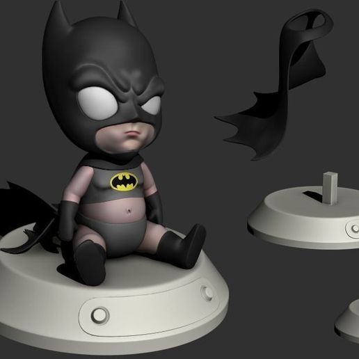 👶 Mean Baby Batman for 3D printing・ 3D File for 3D printing・Cults