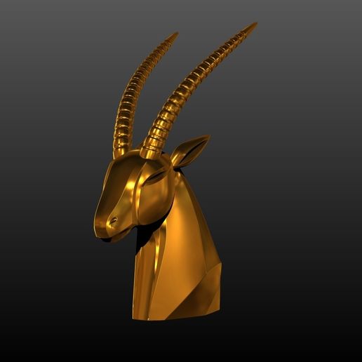 STL file Gazelle bust 👤 ・Template to download and 3D print・Cults