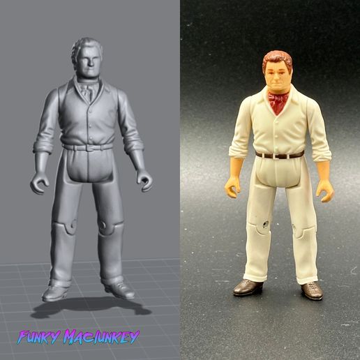 🦸 VINTAGE KENNER INDIANA JONES BELLOQ ACTION FIGURE・ STL File for 3D ...
