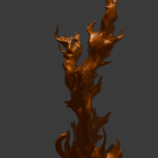 🎲 Realistic flames for buildings or miniatures・ STL File for 3D ...
