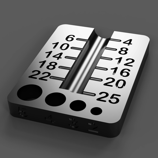 Fichier 3D gratuit Mini Metric Screw Sizer ⚙️ ・Objet imprimable en 3D à télécharger・Cults