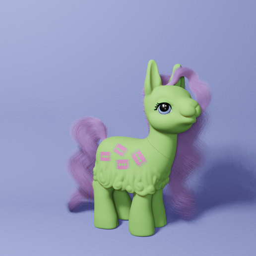 STL file Chi Chi the Baby Llama - My Little Pony inspired toy 👶 ・3D ...