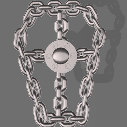 ⚰️ Casket / Coffin Chain link Steering Wheel - scale model・ STL File ...