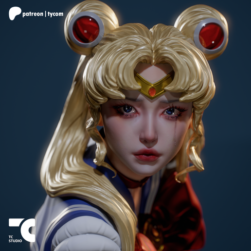 🌙 Sailor Moon - Usagi・ 3D File for 3D printing・Cults