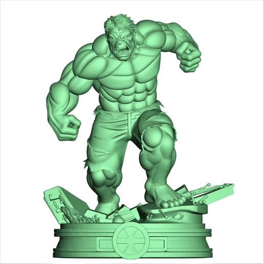 💪 hulk・ STL File for 3D printing・Cults