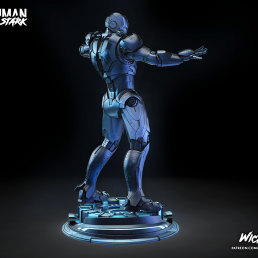 👨 Wicked Marvel Iron Man 2023 Sculpture: Tested and ready for 3d ...