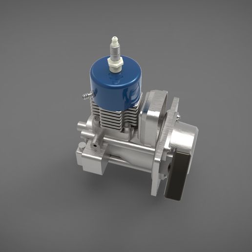 ⚙️ Mini engine 1 stroke・ STL File for 3D printing・Cults