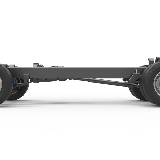 3D file Chassis of Big Rig Racing Semi truck Scale 1:25 🚚 ・3D print ...