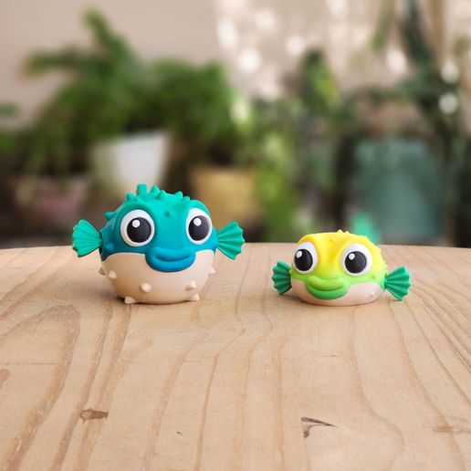 🐠 PUFFER FISH・ STL File for 3D printing・Cults