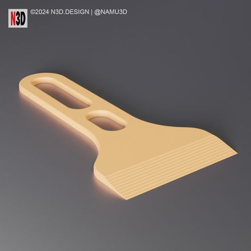 🧞‍♂️ Printbed scraper 02・Free STL File for 3D printing・Cults