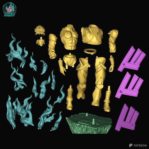 🎨 Dio Brando JOJO'S BIZARRE ADVENTURE STL - Ready for 3D Printing・ 3D ...