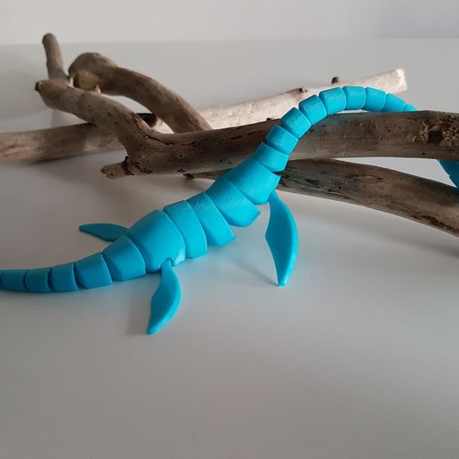 🦖 Plesiosaur Flexi・ STL File for ・Cults