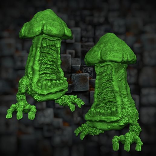 STL file Mushroom Monster 🍄 ・3D printable model to download・Cults