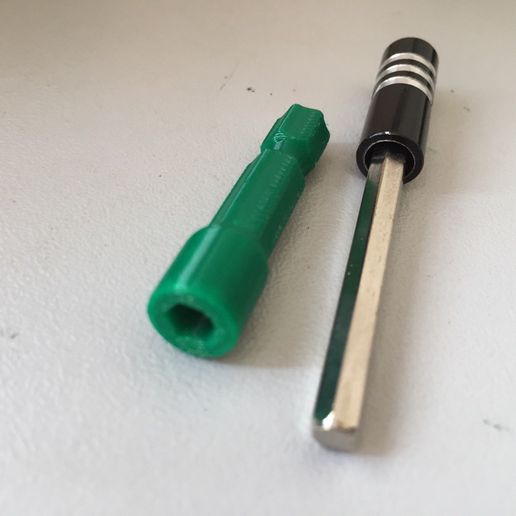 ⚡ 1/4" hex bearing capture shank shaft to 4mm hex socket adaptor ...
