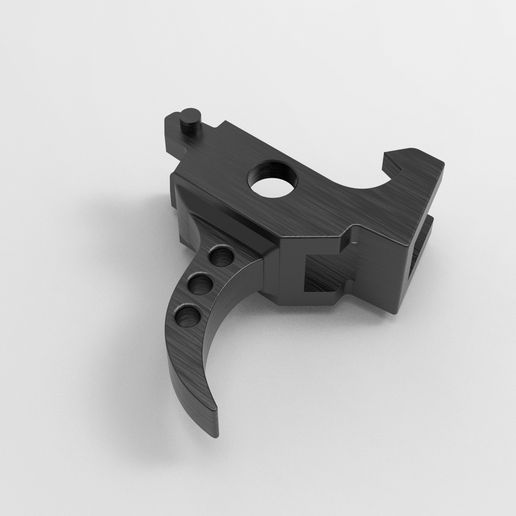 🟣 WE AK FLAT HOLED TRIGGER・ STL File for ・Cults