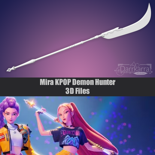 🔫 Mira KPOP Demon Hunters Prop STL files・ 3D File for 3D printing・Cults